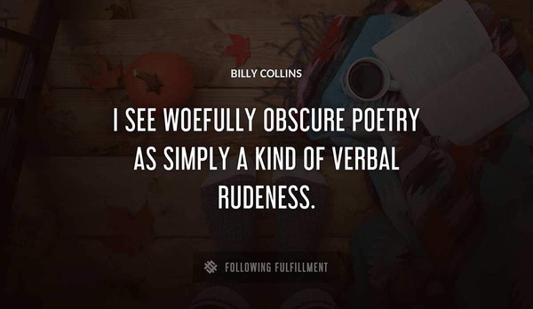 The Best Billy Collins Quotes