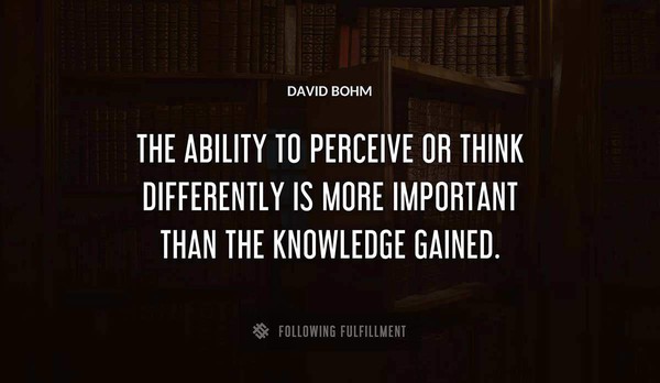 The Best David Bohm Quotes