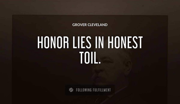 The Best Grover Cleveland Quotes