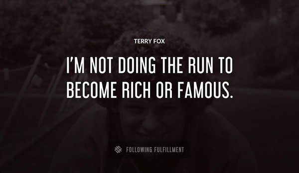 The Best Terry Fox Quotes